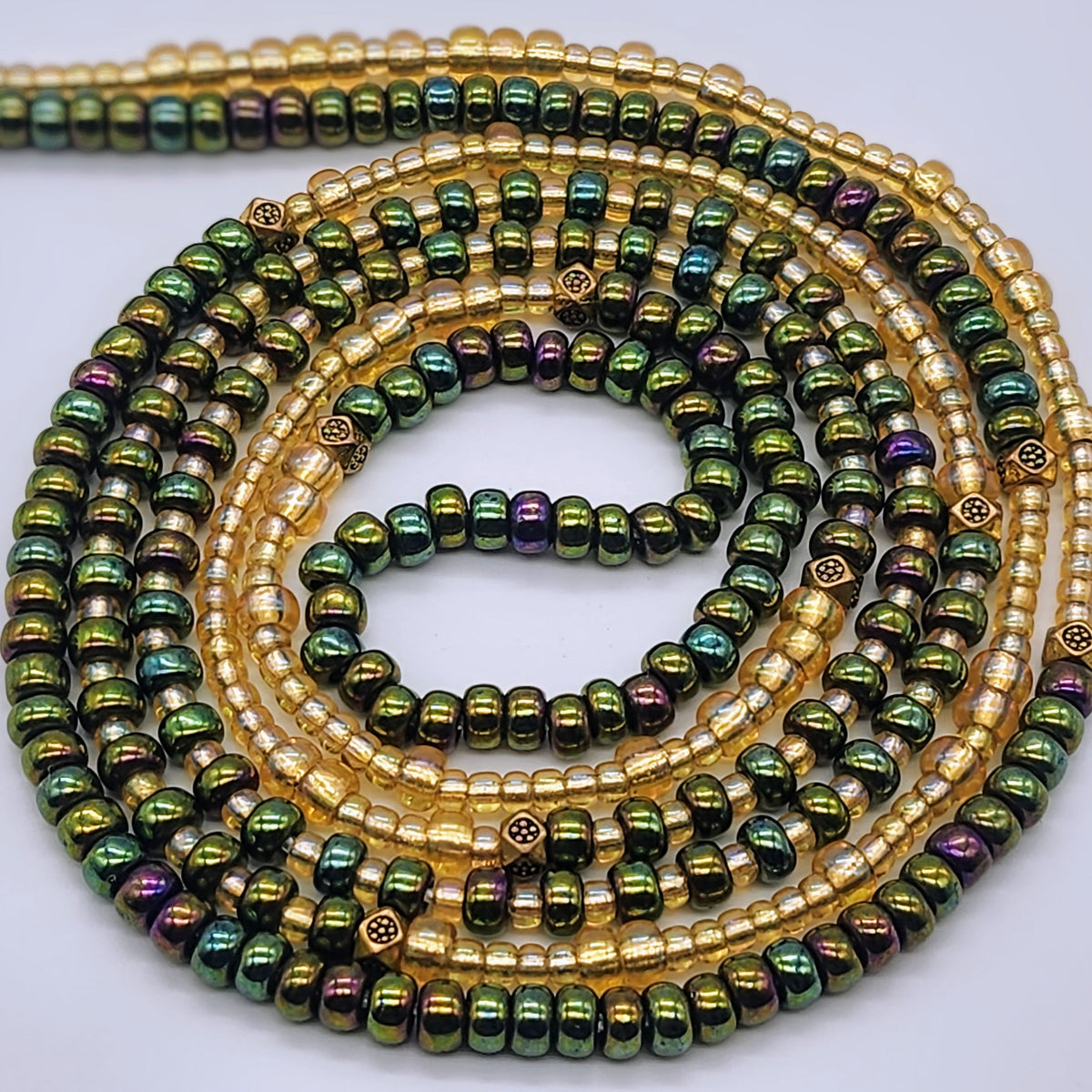 Green Collection – “Aligned & Abundant” – Loyal Siren Body Beads