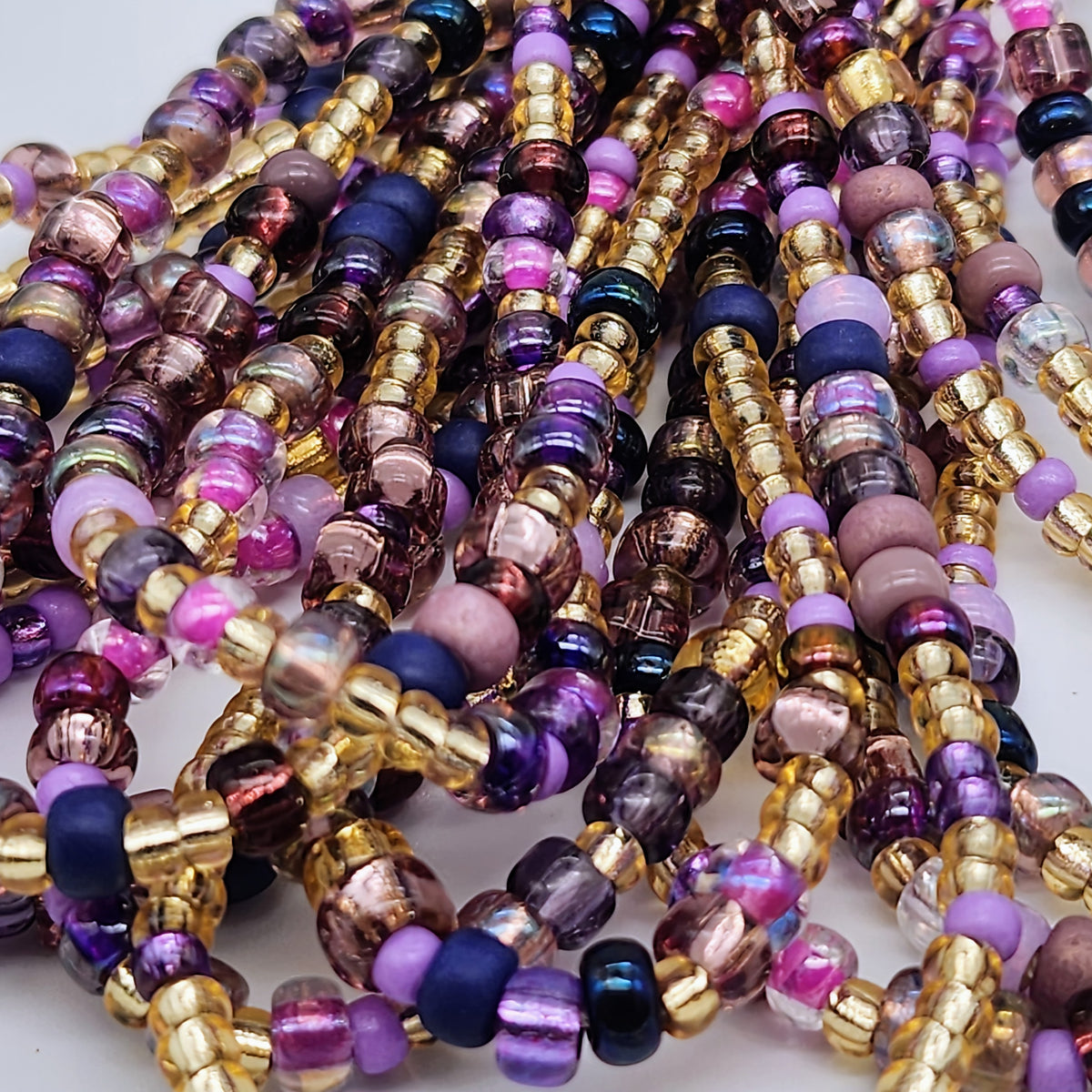 Handcrafted Waist Beads - Orchid Ties | Loyal Siren Body Beads – Loyal ...