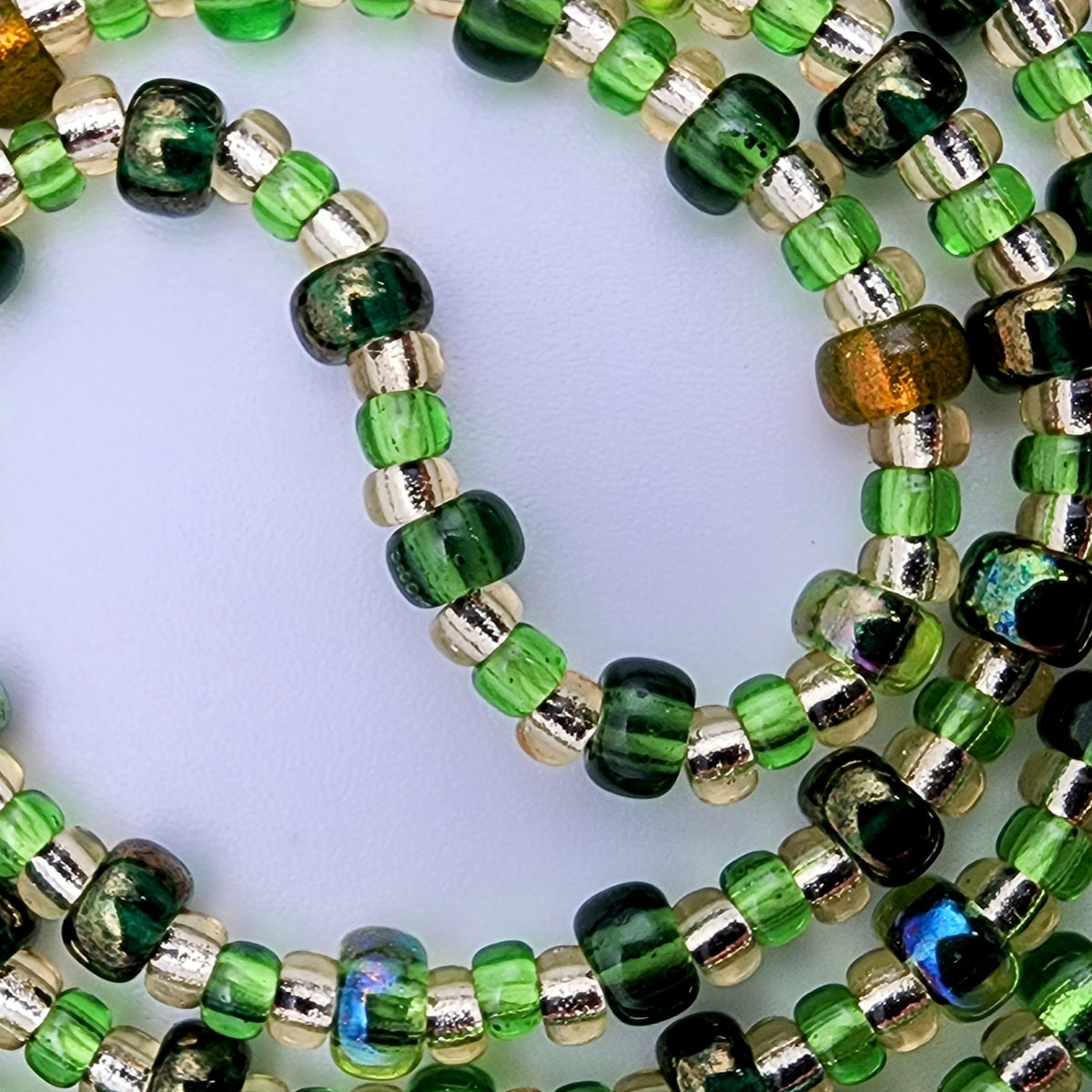 Handcrafted Waist Beads - Moroccan Garden | Loyal Siren Body Beads ...