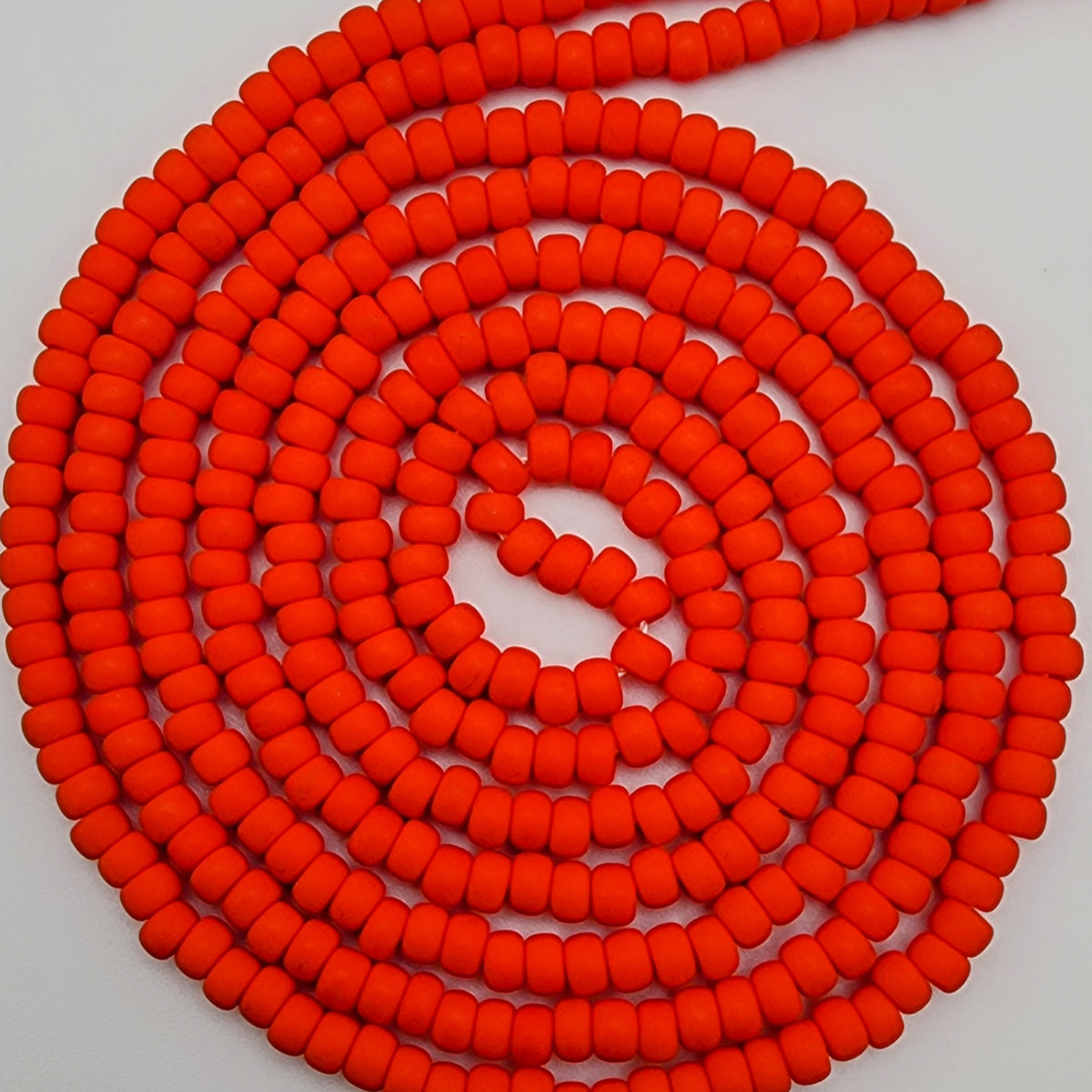 Handcrafted Waist Beads - Electric Coral | Loyal Siren Body Beads ...